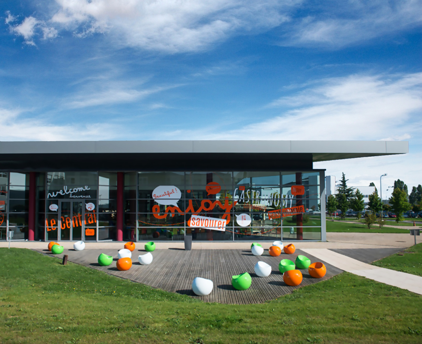 Office Exterior Inspiration - Staff Patios - Salvocorp